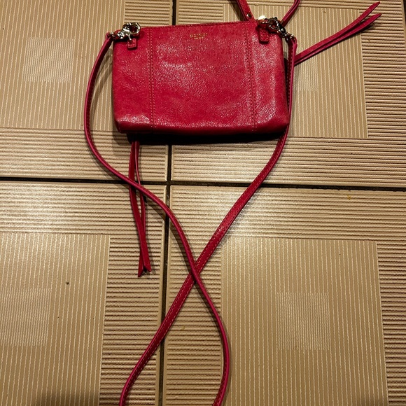 Botkier | Bags | Nwt Botkier Hot Pink Leather Messenger Crossbody Bag ...